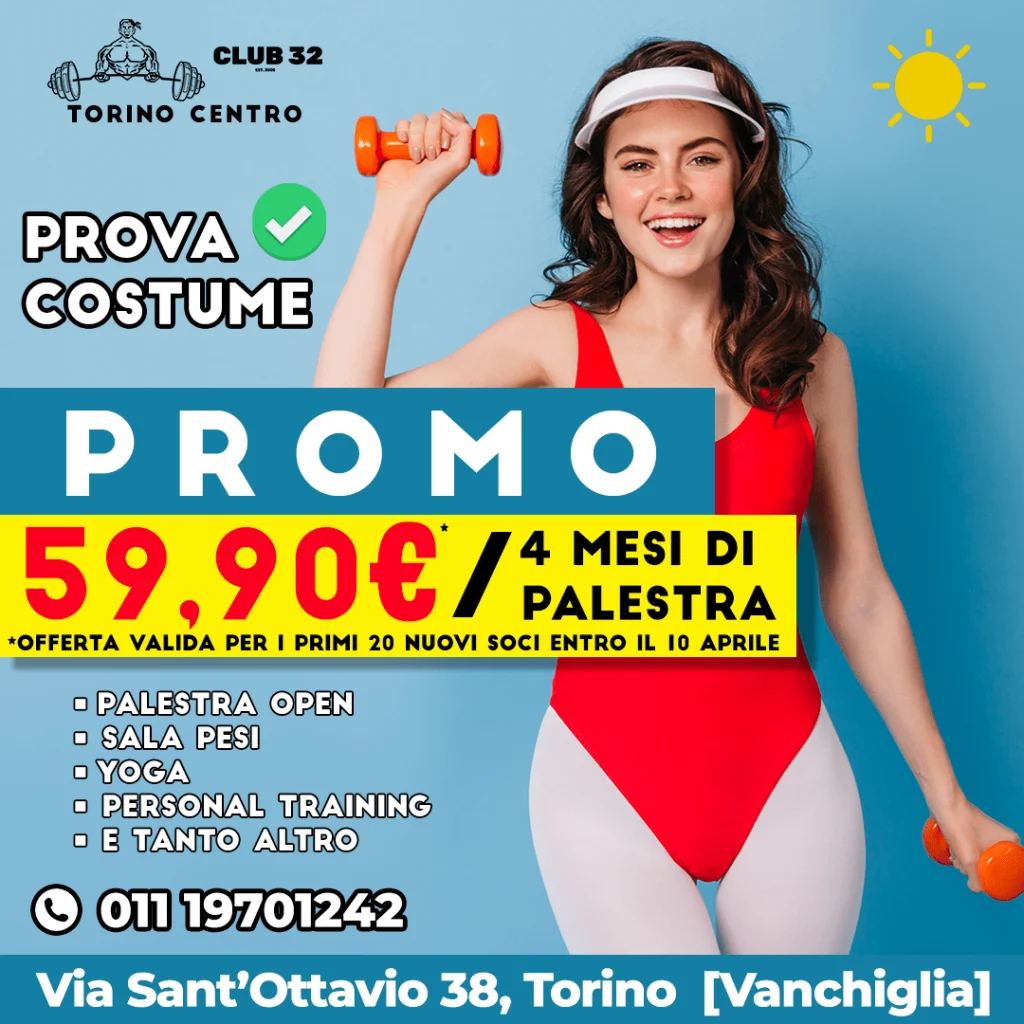 Promozione palestra Torino - ASD Club 32
